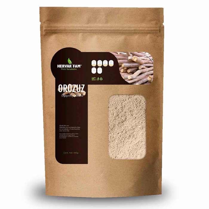 Orozuz / Regaliz (Glycyrrhiza glabra) 100 g | HervarFam
